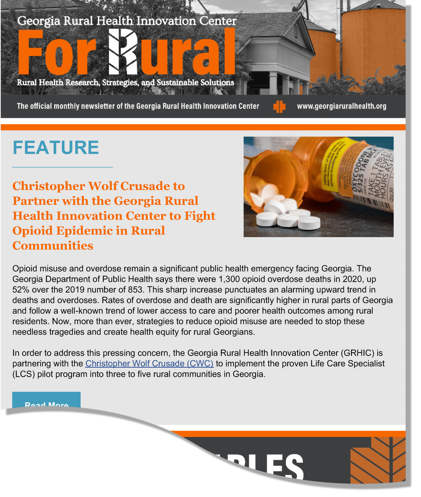 For Rural Monthly Newsletter | Georgia Rural Health Innovation Center