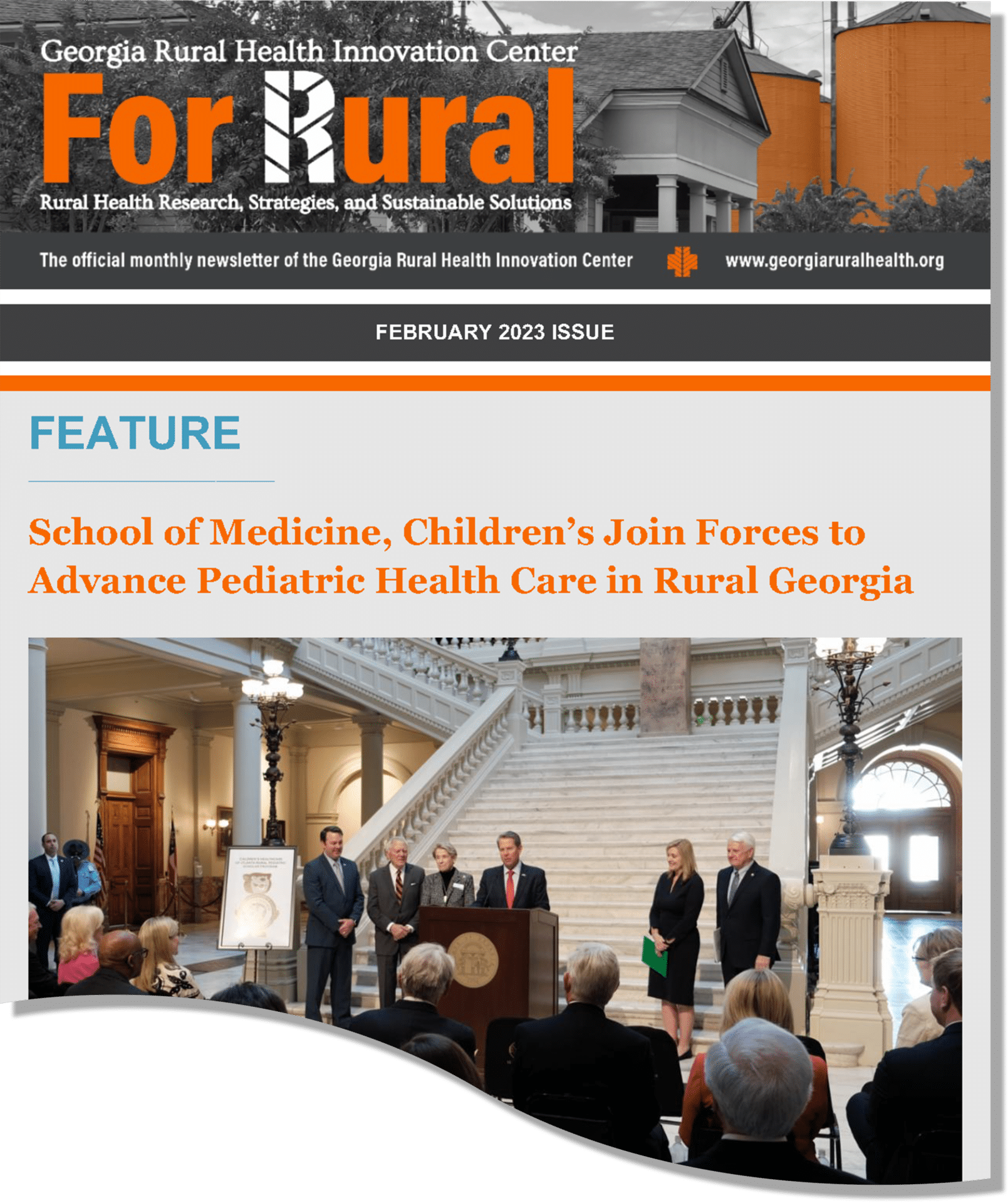 For Rural Monthly Newsletter | Georgia Rural Health Innovation Center