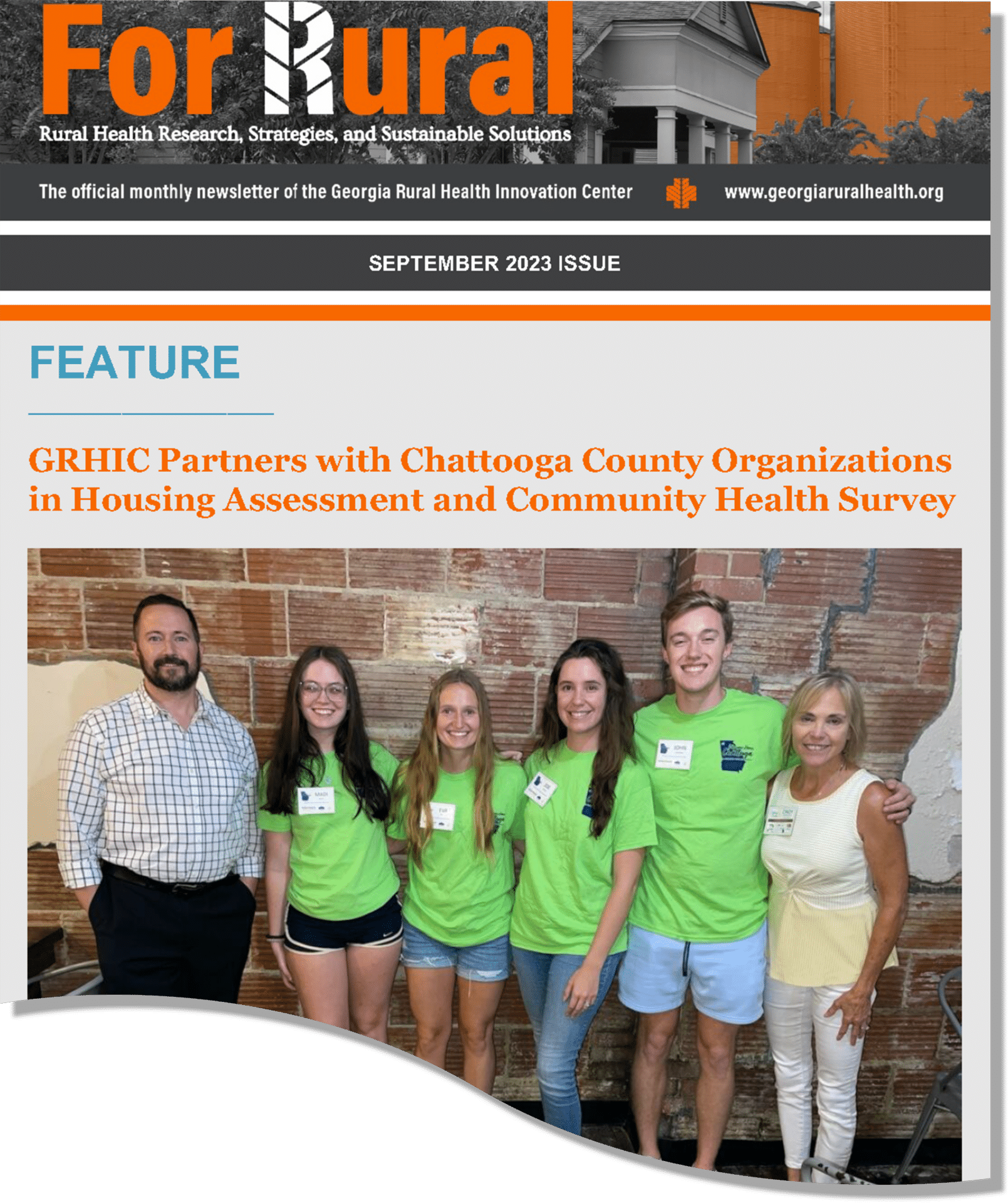For Rural Monthly Newsletter | Georgia Rural Health Innovation Center