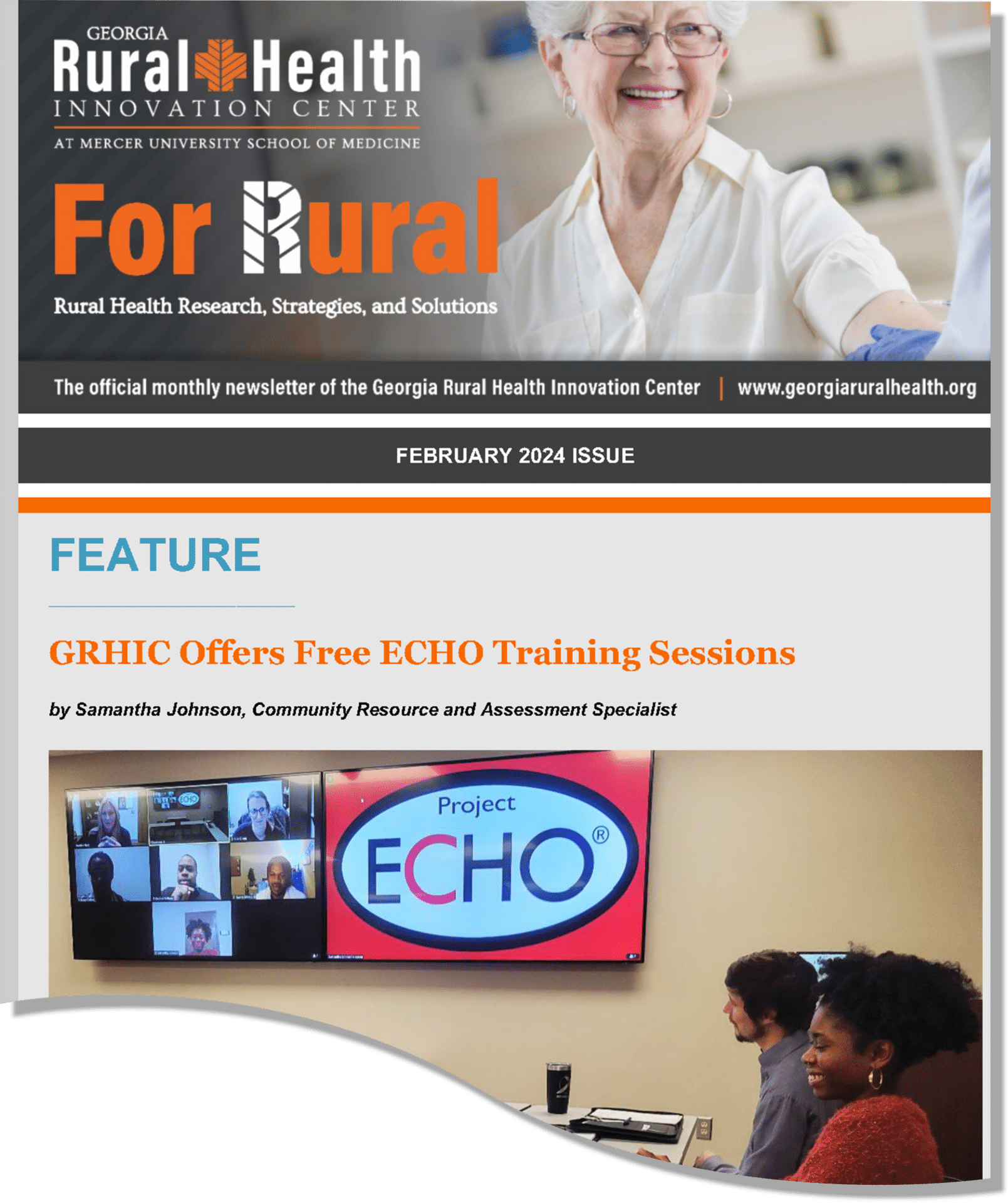For Rural Monthly Newsletter | Georgia Rural Health Innovation Center